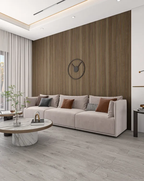 Wall Panel MDF Interior Acik Ceviz (1,68m2 x caja) - MICELI