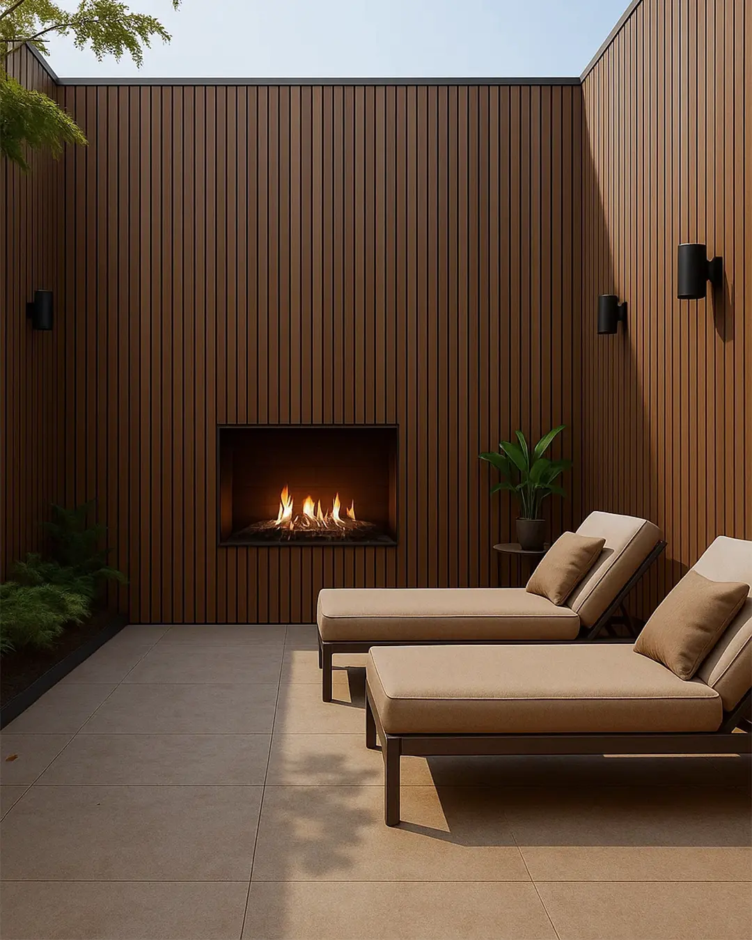 Wall Panel WPC Exterior Walnut (3,41m2 x paquete) - MICELI
